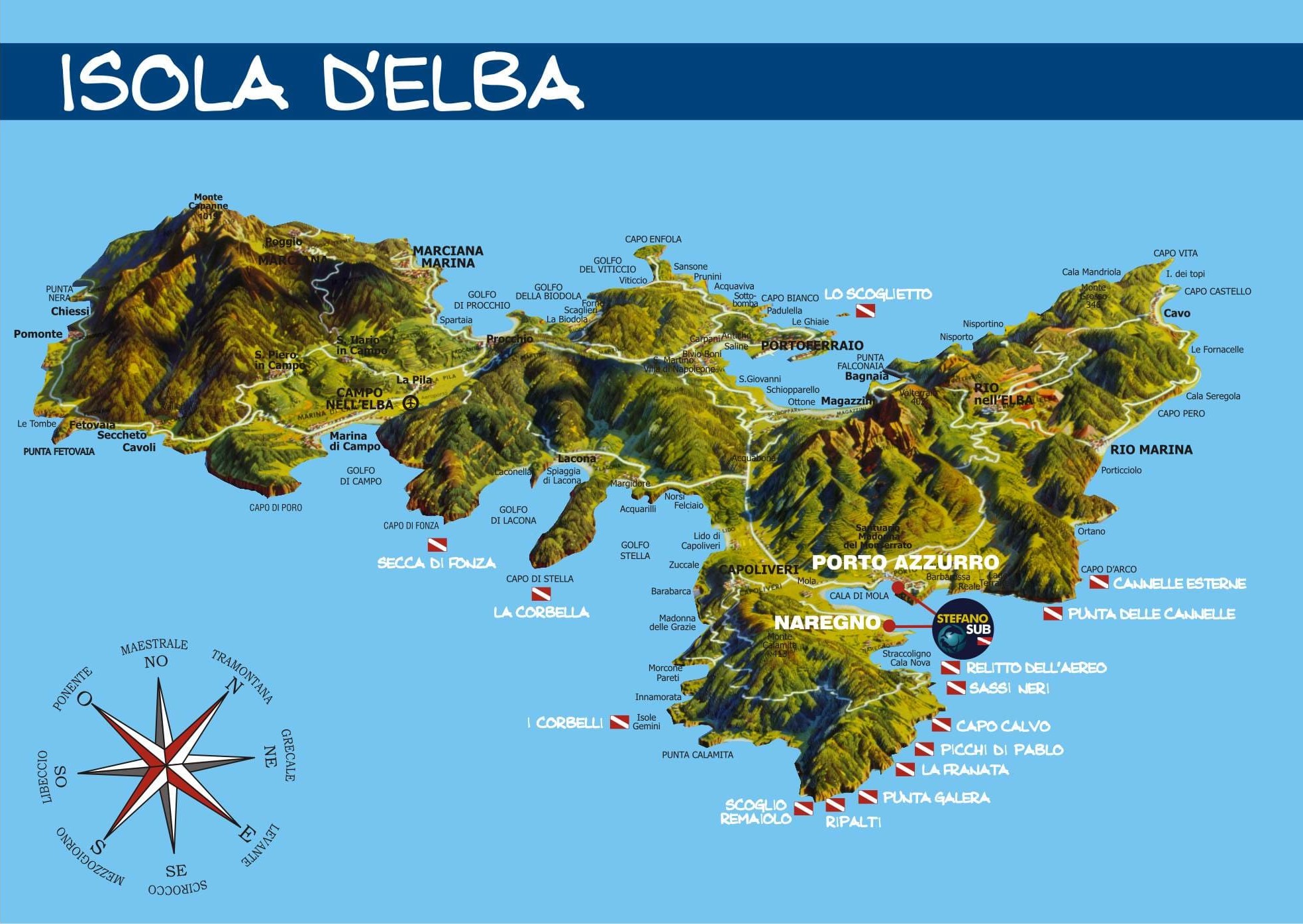 Isola d'Elba - Tour completo | Studio Immobiliare Maremmano | Affitti ...